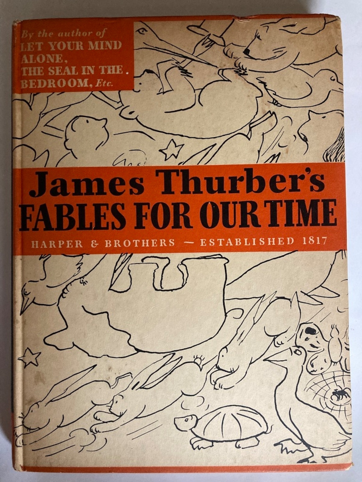 ジェームス・サーバー James Thurber's FABLES FOR OUR TIME 1940年 HARPER & BROTYHERS ...