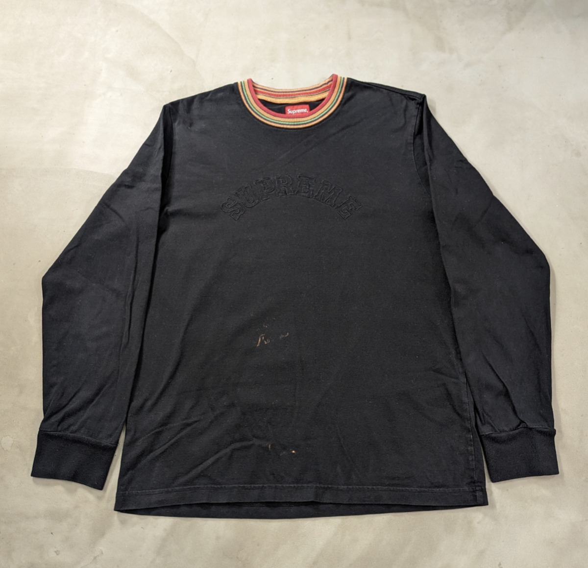 2017aw supreme multi color rib arche logo sweat shirt 小岩店 | What’z up