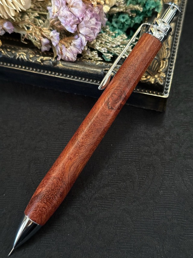 ブビンガ(瘤)/木軸シャープペン底重心タイプ(オリジナル金具） | Flamberg