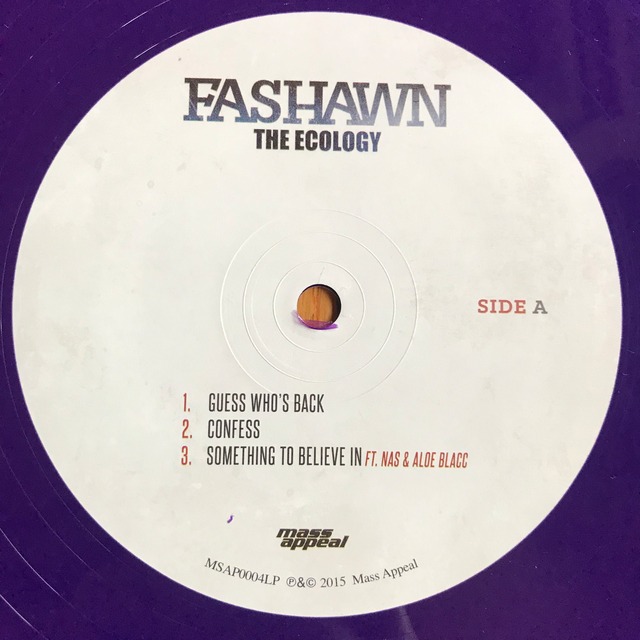 FASHAWN / THE ECOLOGY | PASSTIME RECORDS / パスタイム レコード