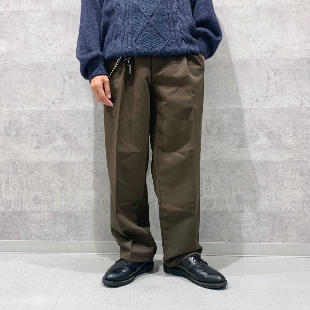 DOCKERS PREMIUM- MICROFIVER SLACKS PT BRN | eeff.