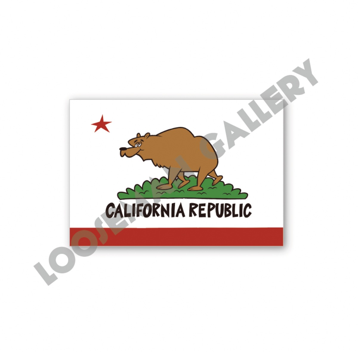 『CALIFORNIA REPUBLIC』sticker (SF06) | LOOSEMAN GALLERY official shop