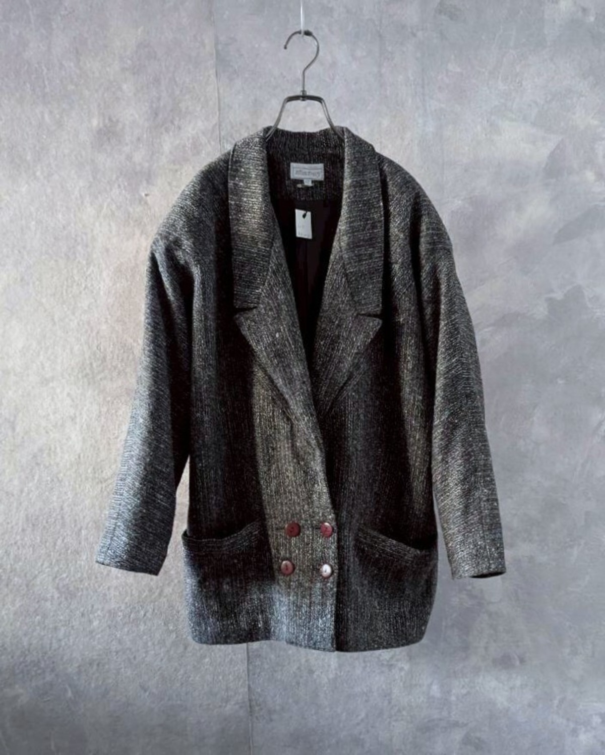 Ellen Tracy Oversized Double-Breasted Wool Jacket【古着】 | et