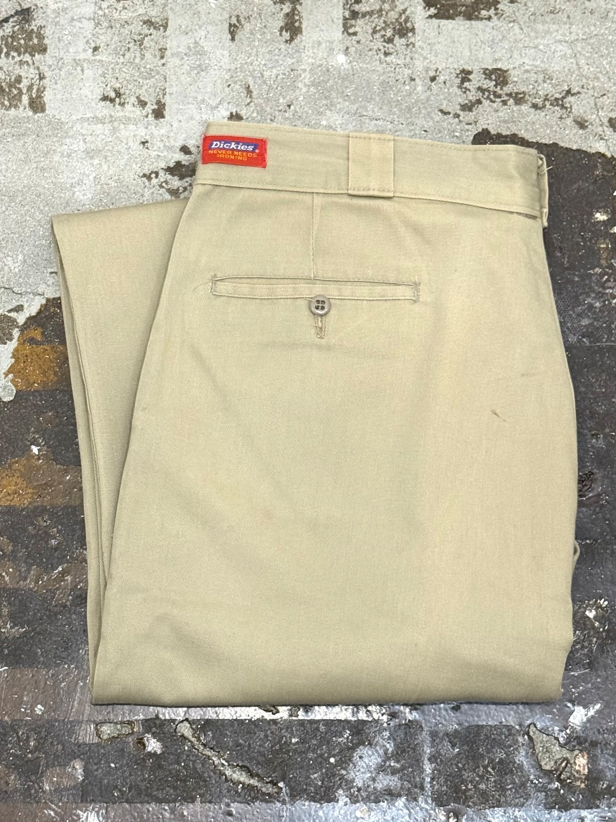 60s 70s Dickies Chino Pants Work Pants TALON Zip Made in USA / ディッキーズ ...
