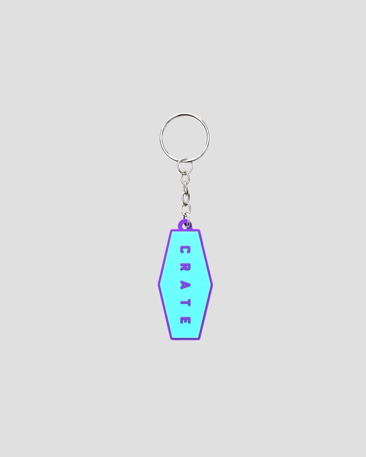 Basic Logo Key Chain Light blue | CRATE ATHLETICS