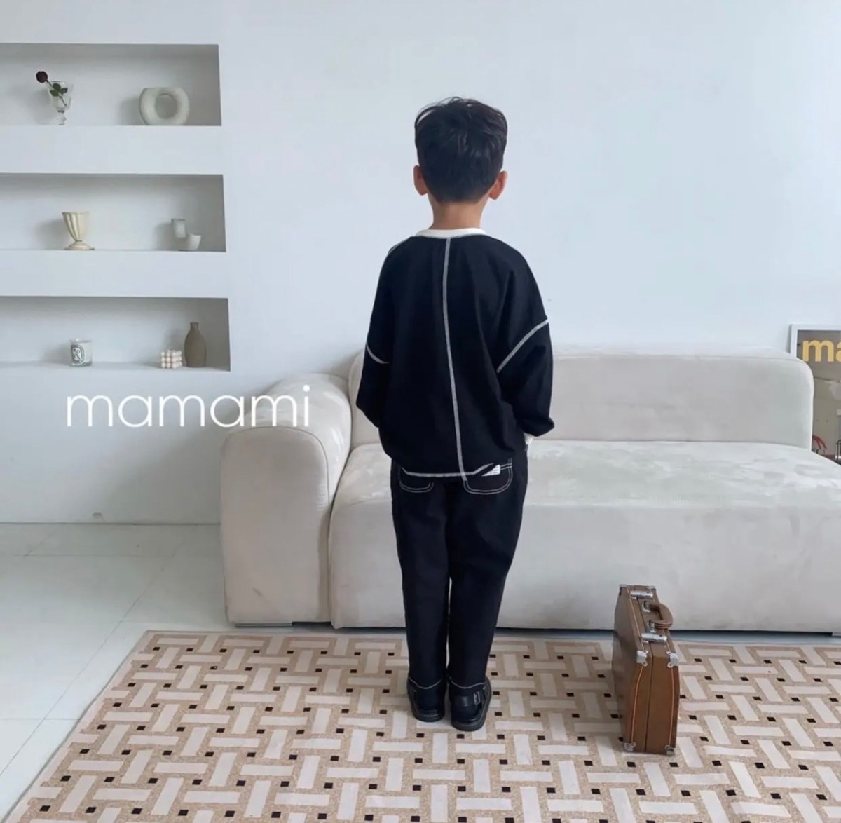 【即納】mamami / mmm stitch tee | selectshop soe