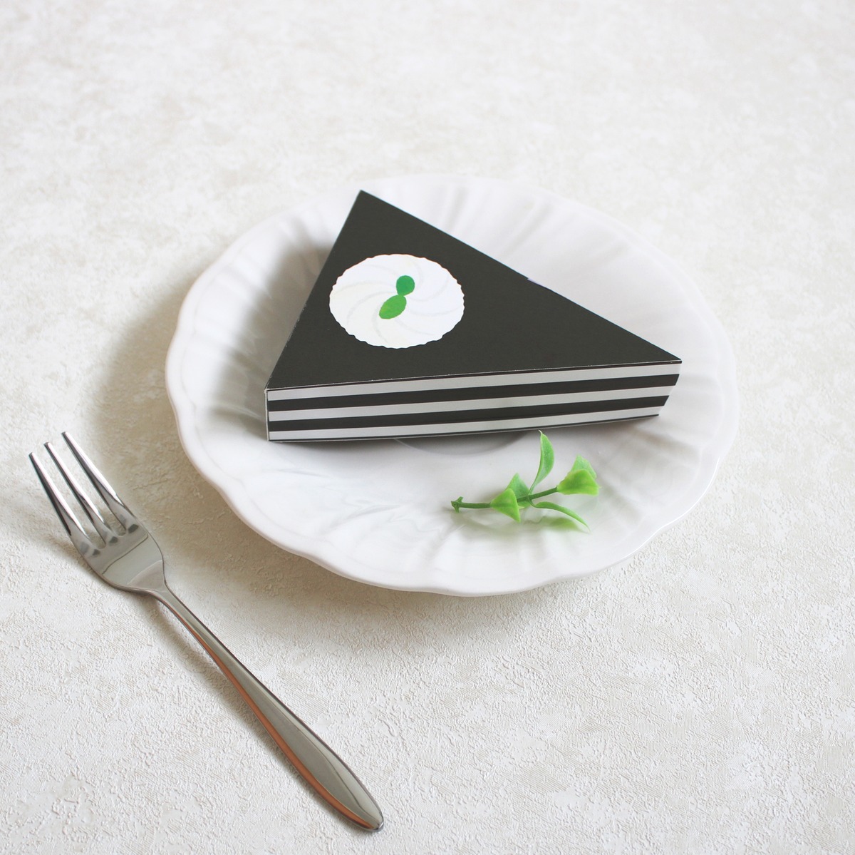 紙グルメメモ帳｜ケーキメモ｜ガトーショコラ 2個セット | kamitopia