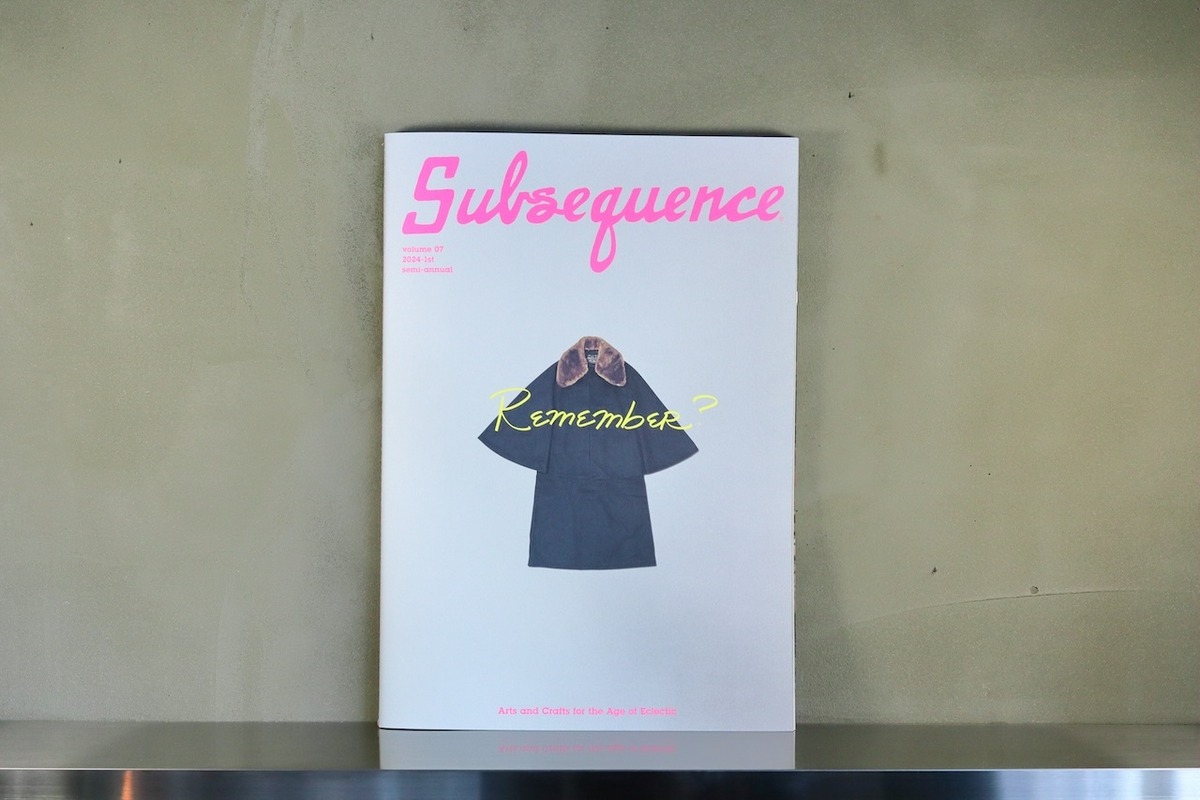 Subsequence Magazine vol.7 | atelier/en's