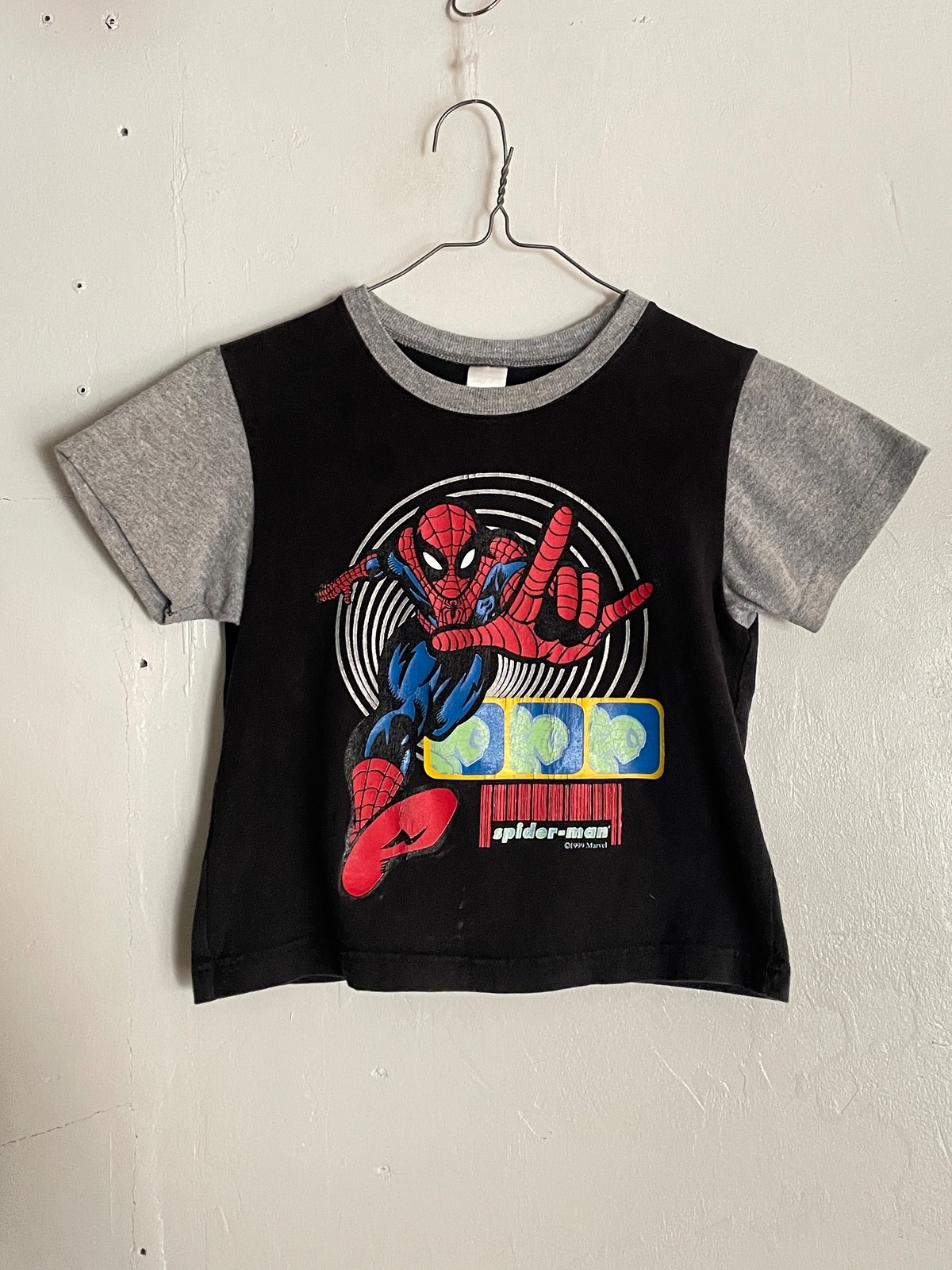 Old Spider-Man Printed Ringer Small T Shirt | HENAMA ONLINE STORE
