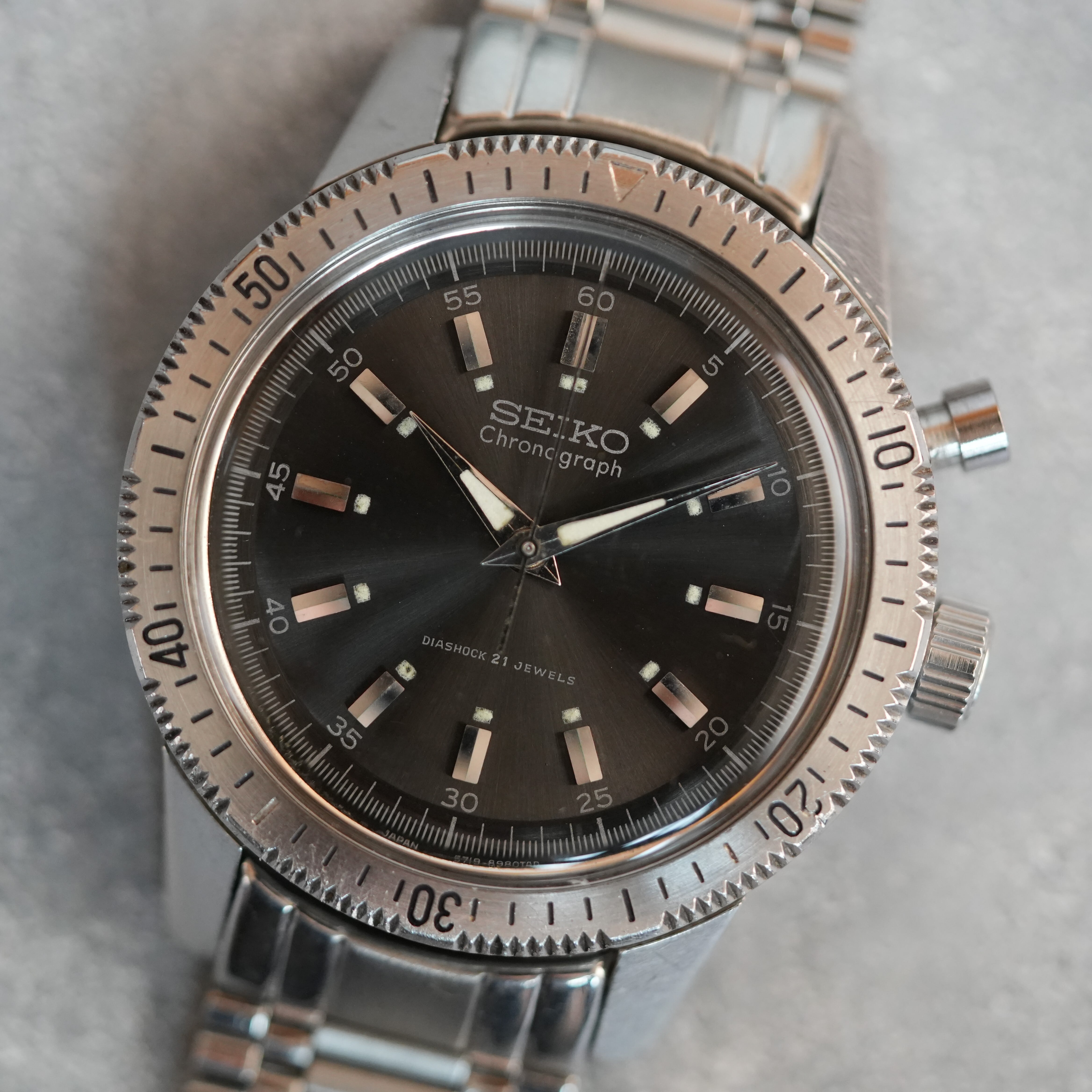 【SEIKO／セイコー】Monopusher／Japan Air Self-Defense Force／5719-8990／Crown ...