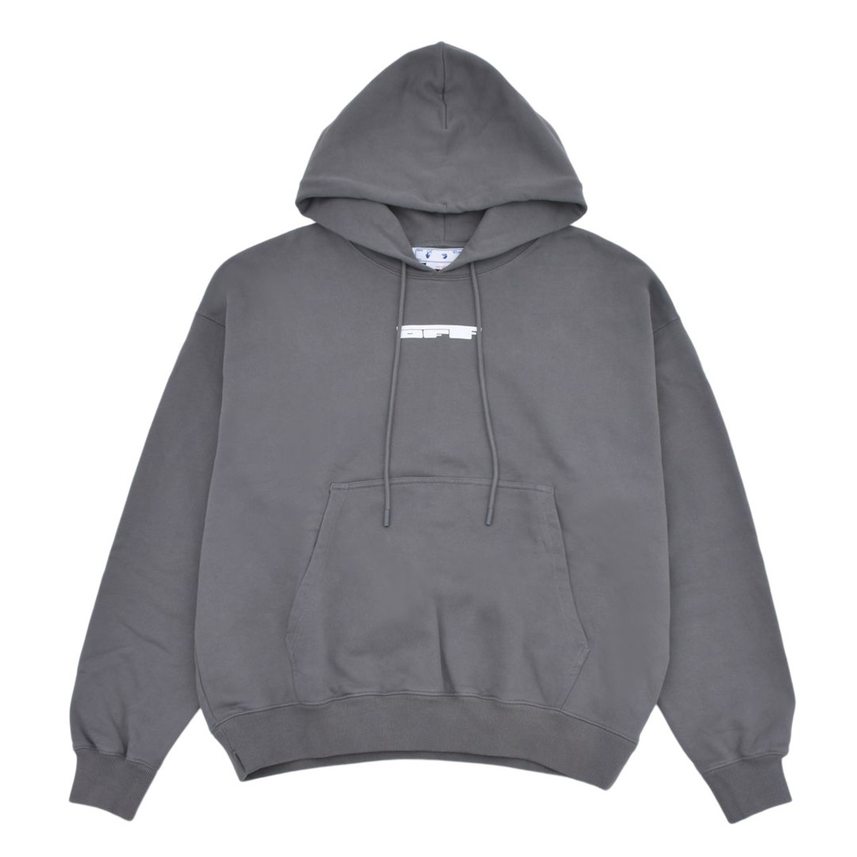 【OFF WHITE】TEDDY ARROW SKATE HOODIE（GREY/WHITE） | AYIN