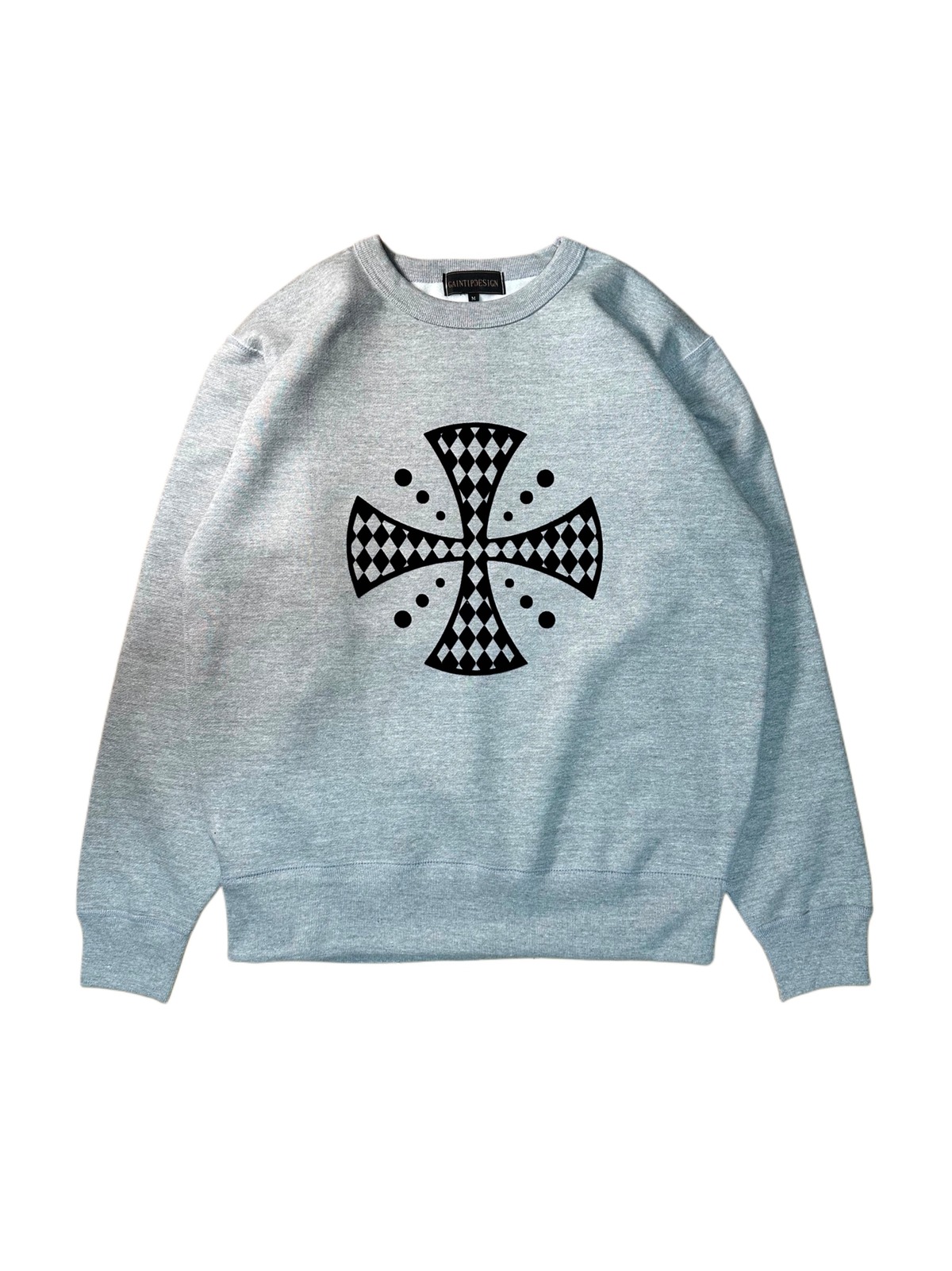 Flocked Cross Sweat | Gain Tip Design