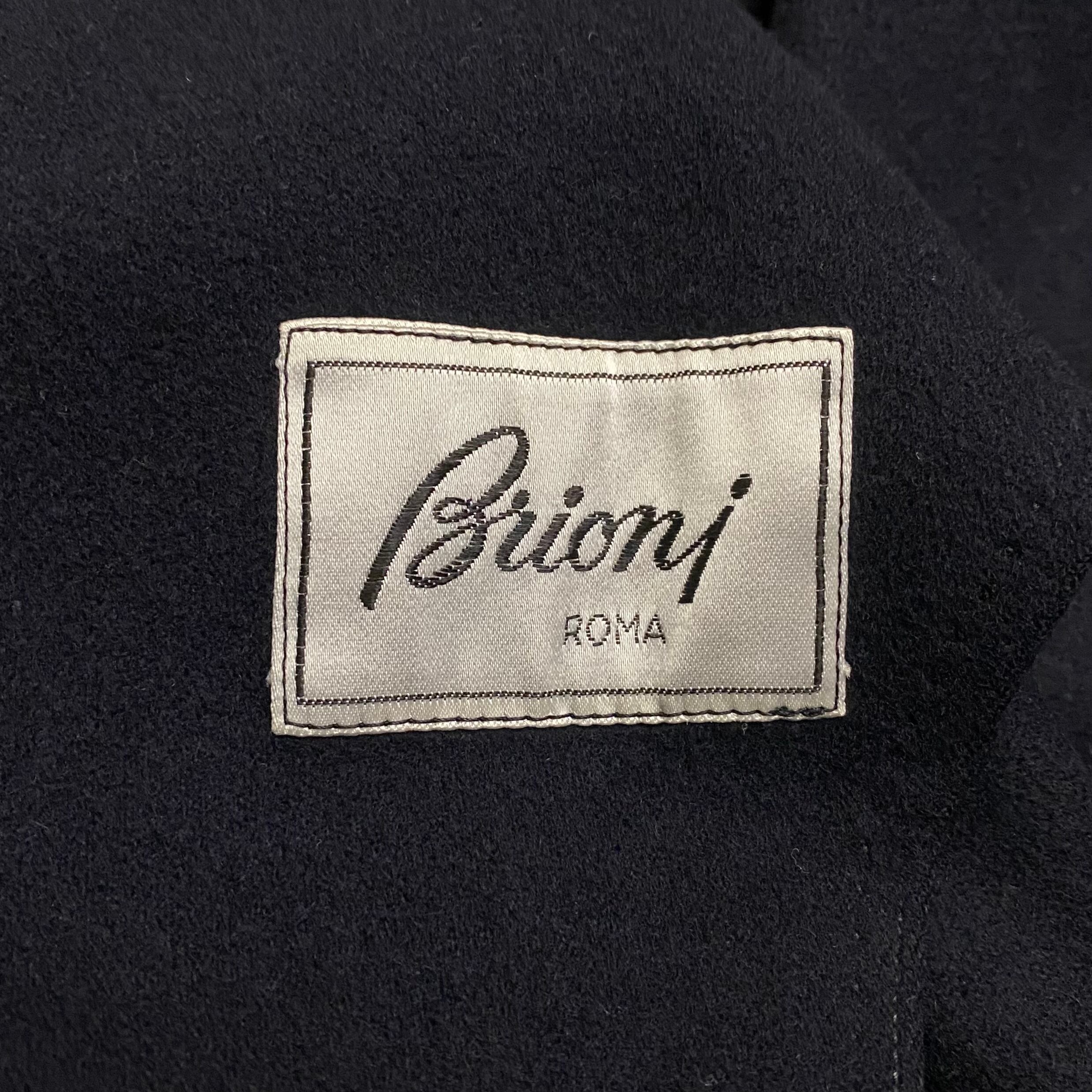 vintage BRIONI × BEALE&INMAN cashmere balmacaan coat | NOIR ONLINE