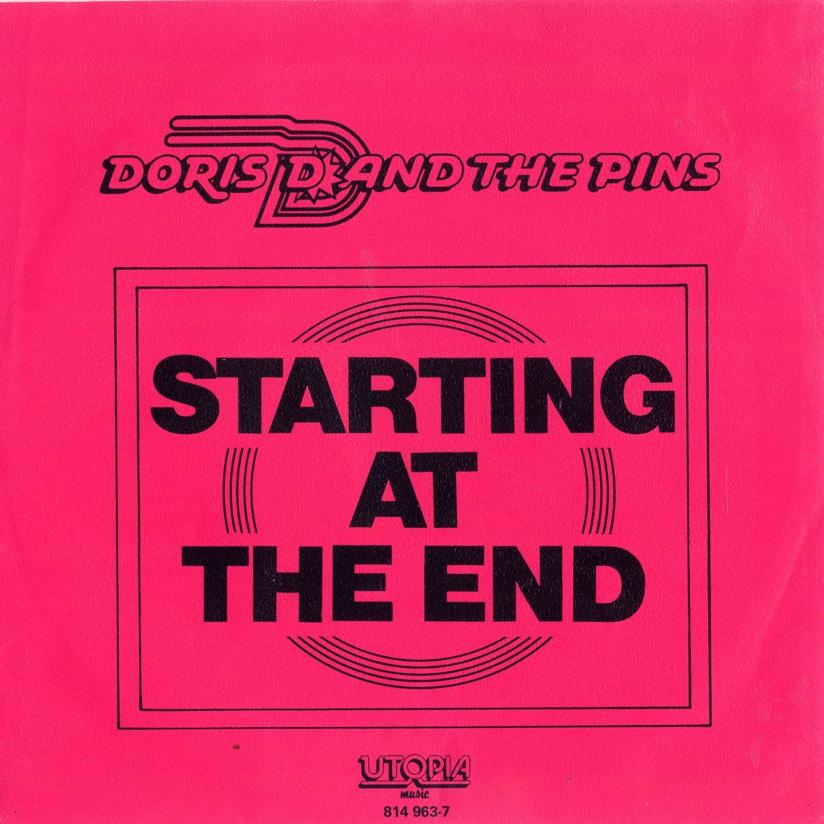 DORIS D AND THE PINS - Starting At The End 7" | urban enemy