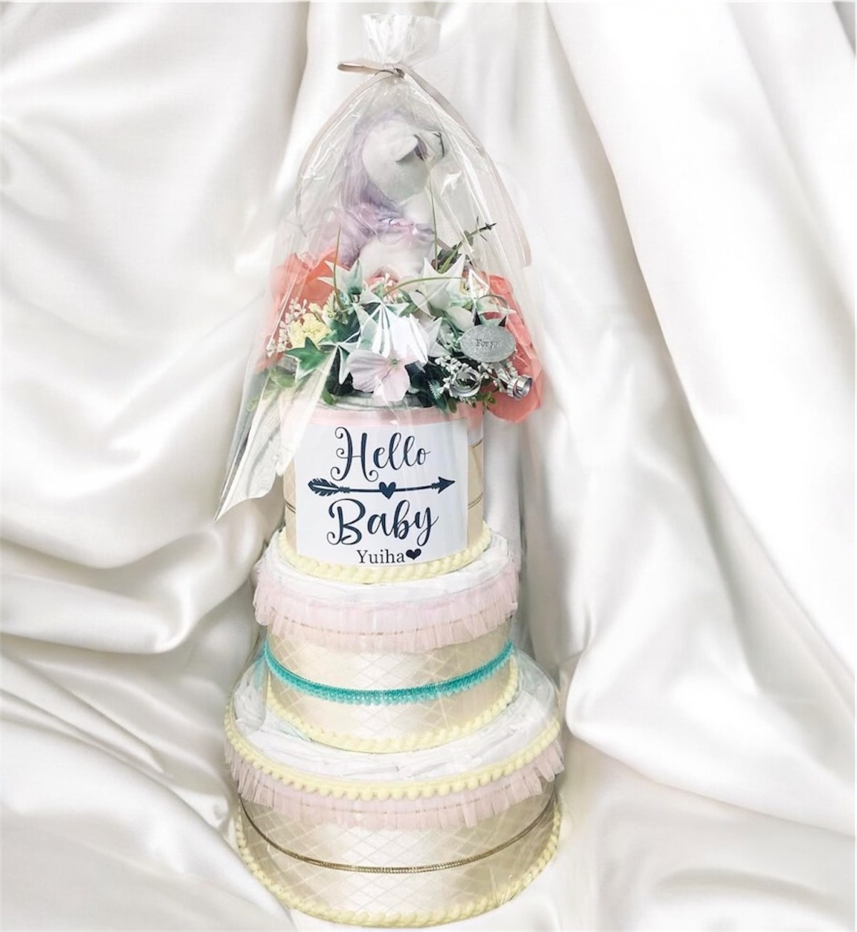 Pastel Unicorn Dream Diaper Cake | huccii.lab