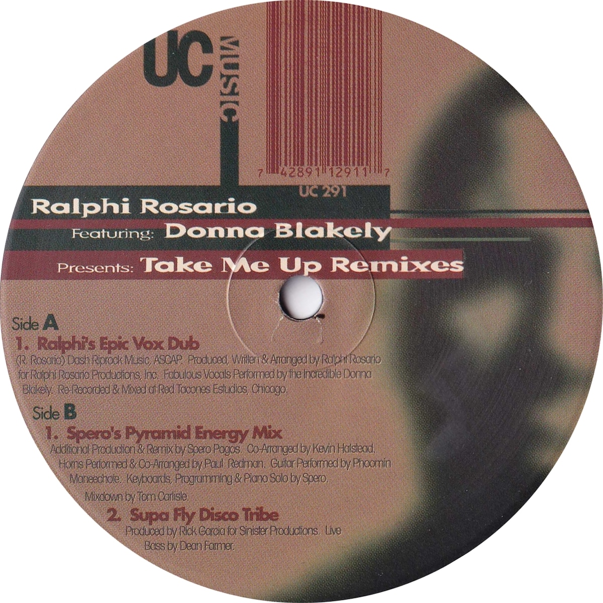 Ralphi Rosario Featuring Donna Blakely – Take Me Up Remixes | First ...