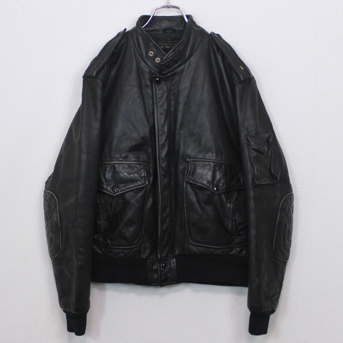 【Caka act2】"HARLEY-DAVIDSON" "極上" Single Leather Riders Jacket | Caka ...