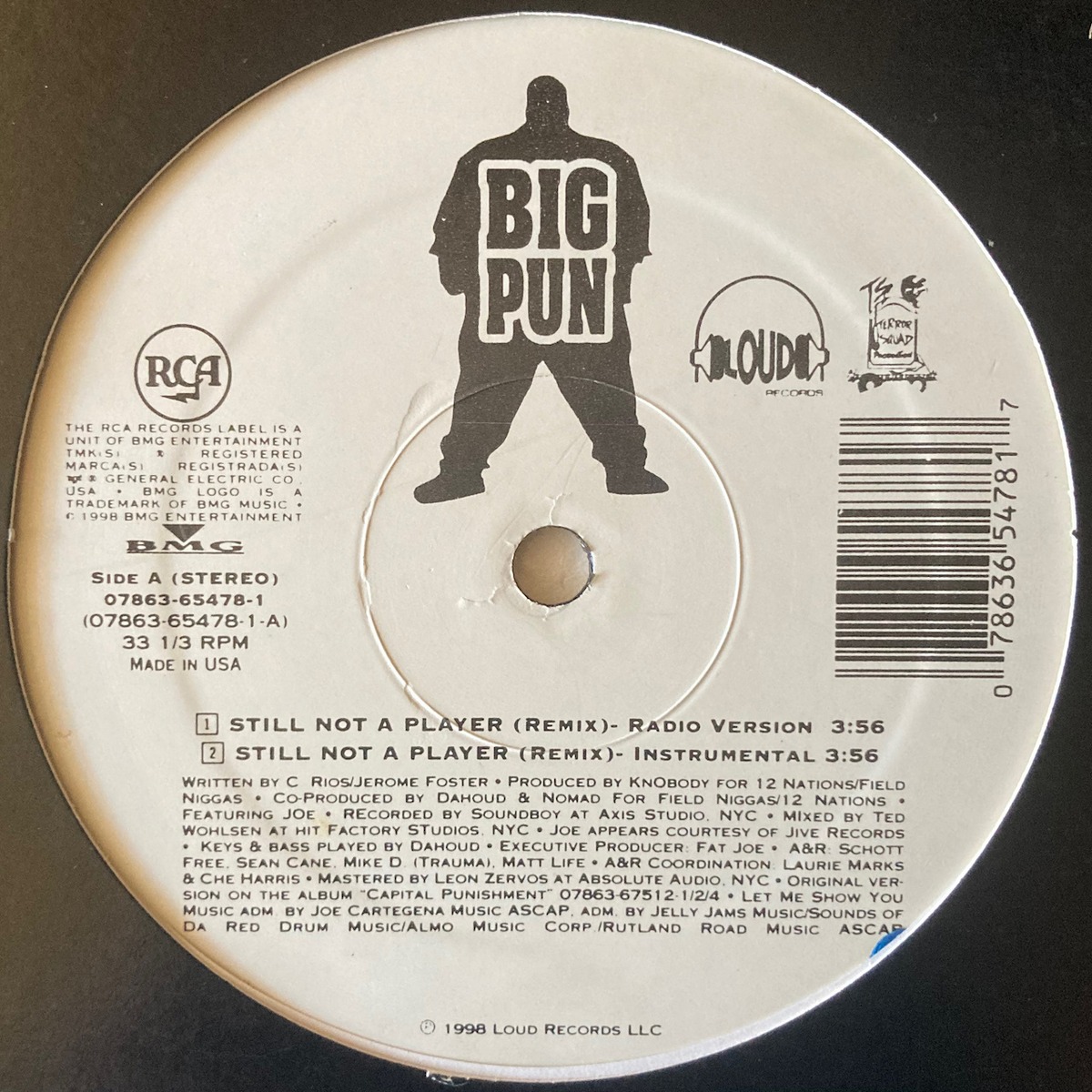 【Used / 12"】 BIG PUN / Still Not A Player | AgriTribeMusic - NEW / Used ...