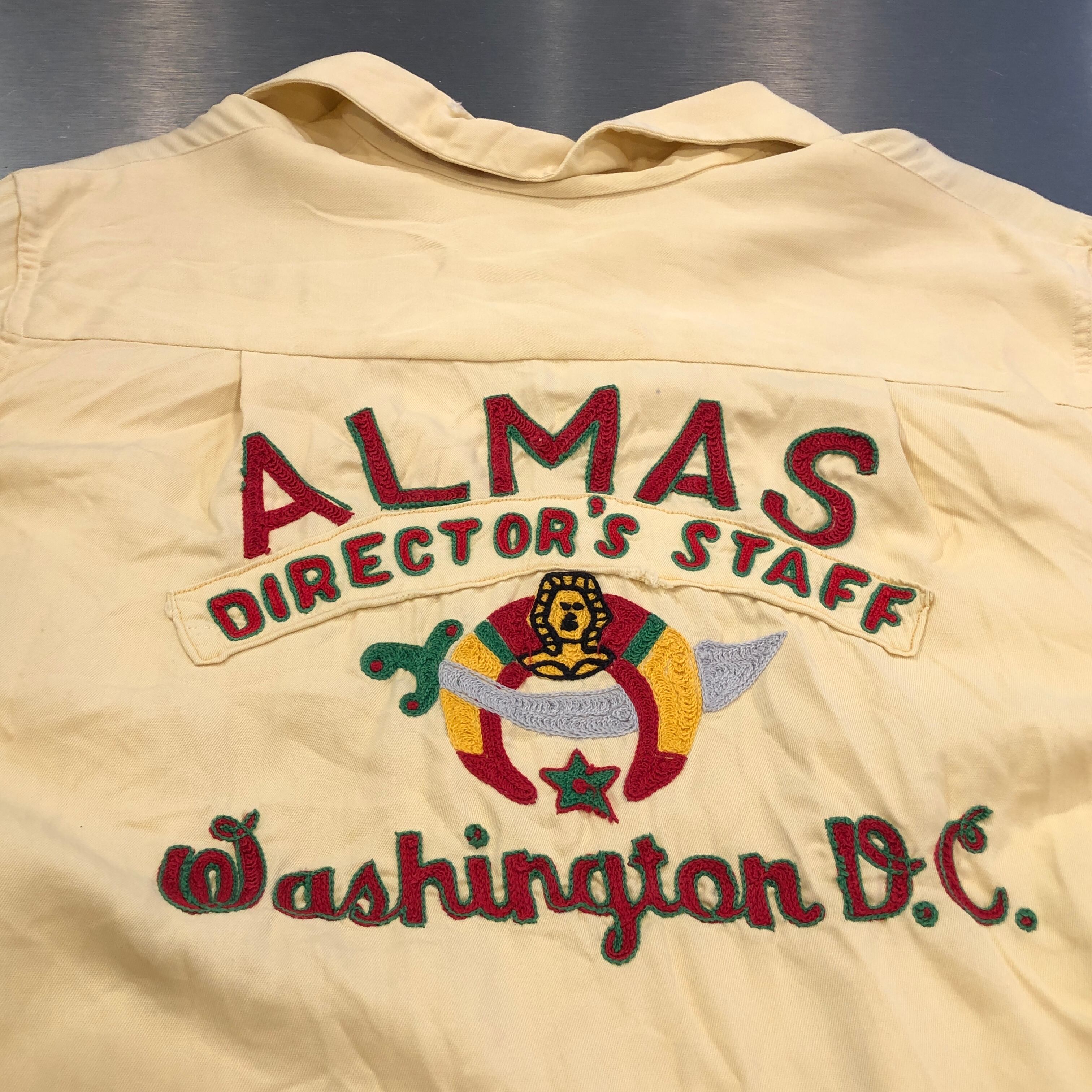 1950s ALMAS EMBROIDERY RAYON SHIRT | safarionline