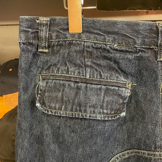 00s BLUENOTES Cropped Denim Cargo Pants | VOSTOK