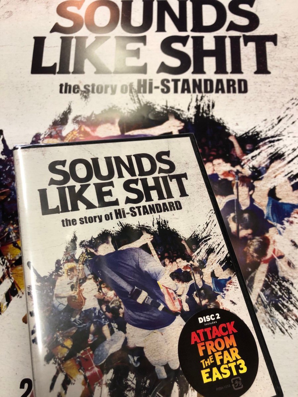 SOUNDS LIKE SHIT:the story of Hi-STANDARD/ATTACK FROM THE FAR EAST3 DVD 2枚組 （ポスター付き） | GAIN GROUND