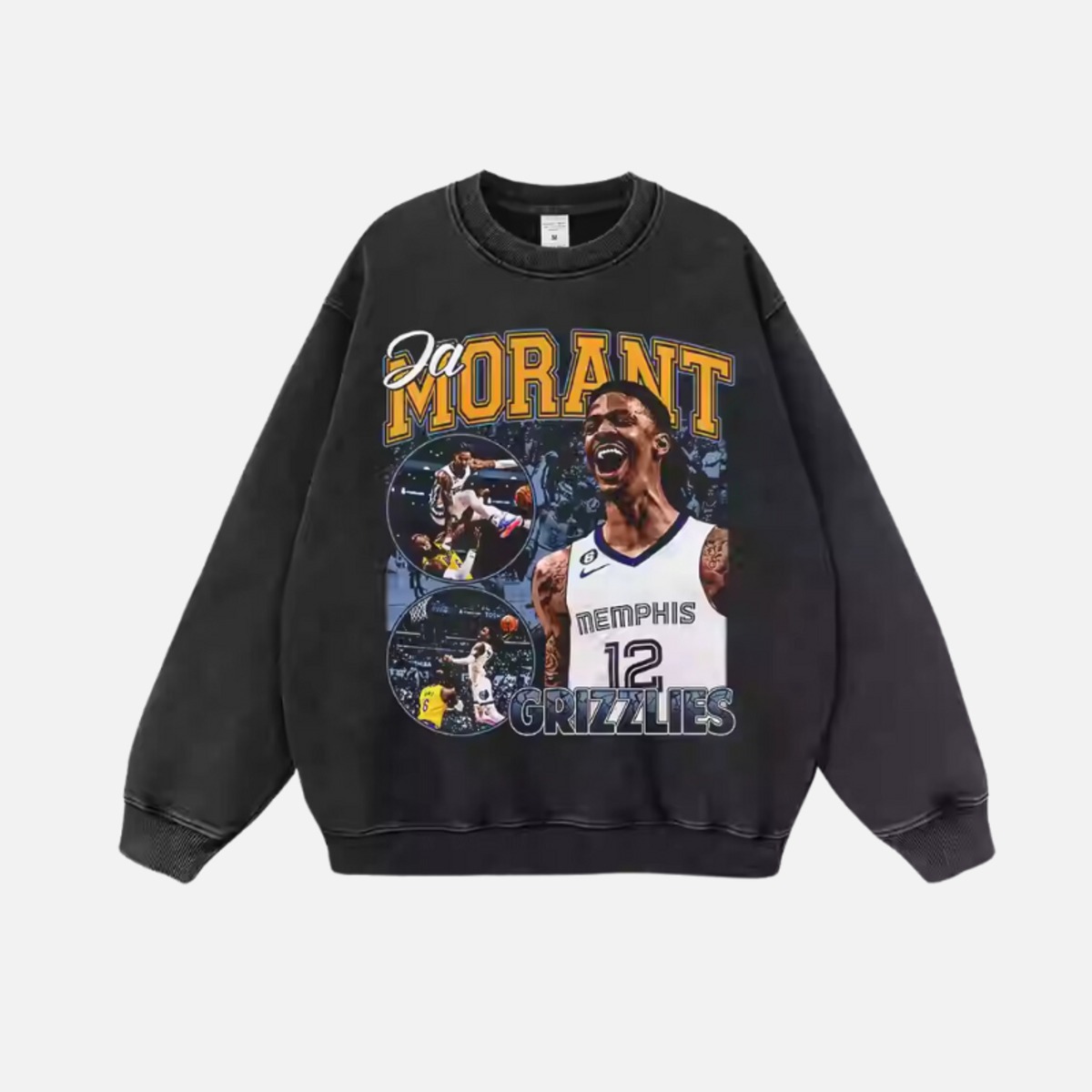 【FLEX1582】Ja Morant Vintage Finished Sweat | FLEX MADE | フレックスメイド