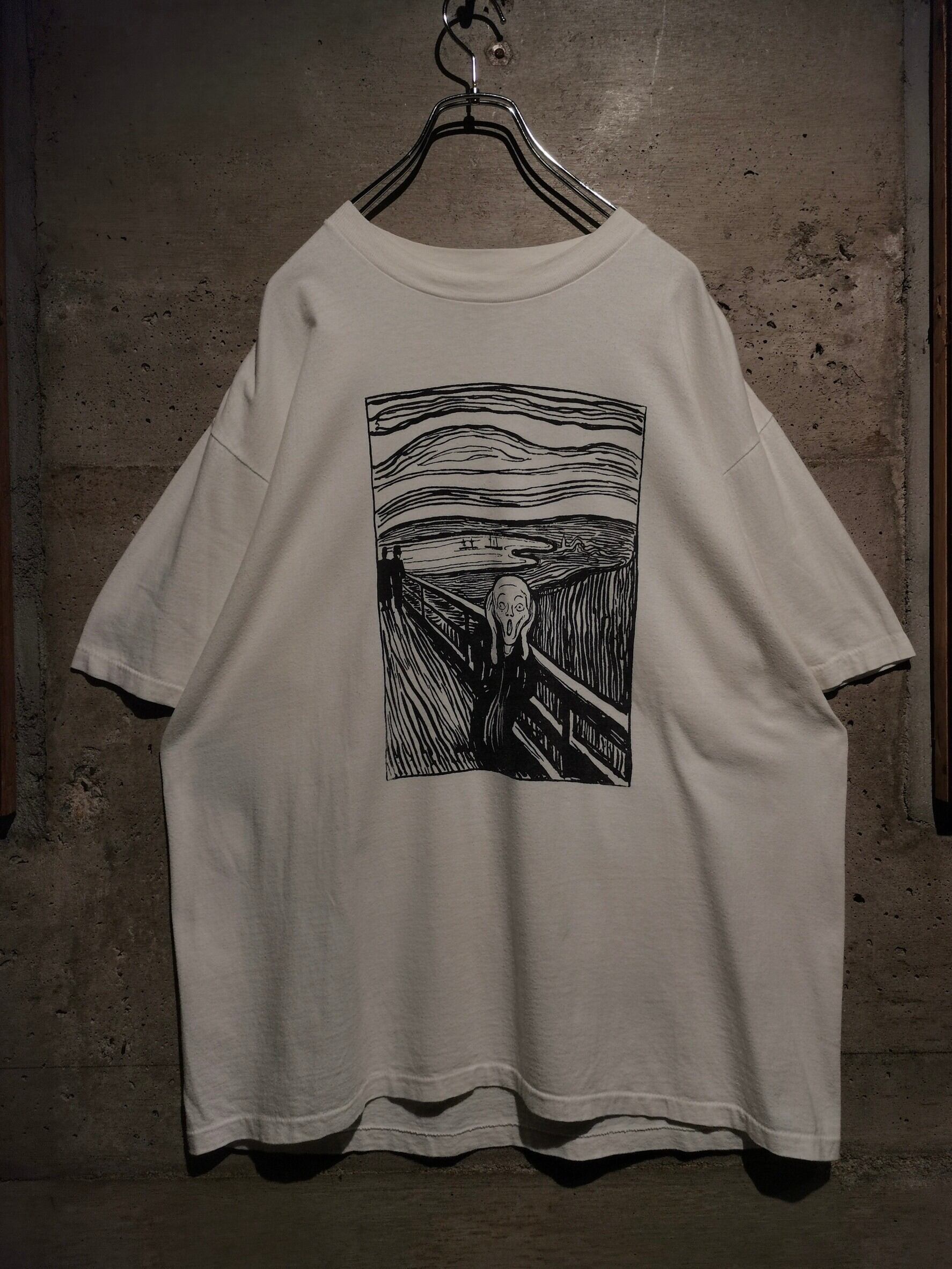 【Caka】"Edvard Munch " 90's"The Scream" Print T-Shirt | Caka(カカ）下北沢古着屋 ...