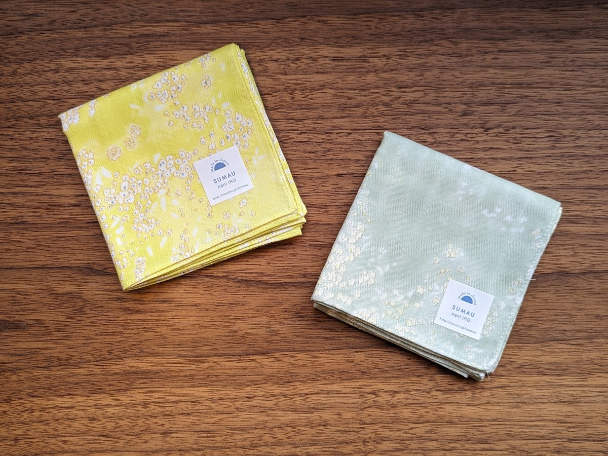 Wガーゼ大判ハンカチ _ 2 | SUMAU nani IRO | inoya | Basic Life Store いつまでも愛される 日常の定番を集めたライフスタイルショップ