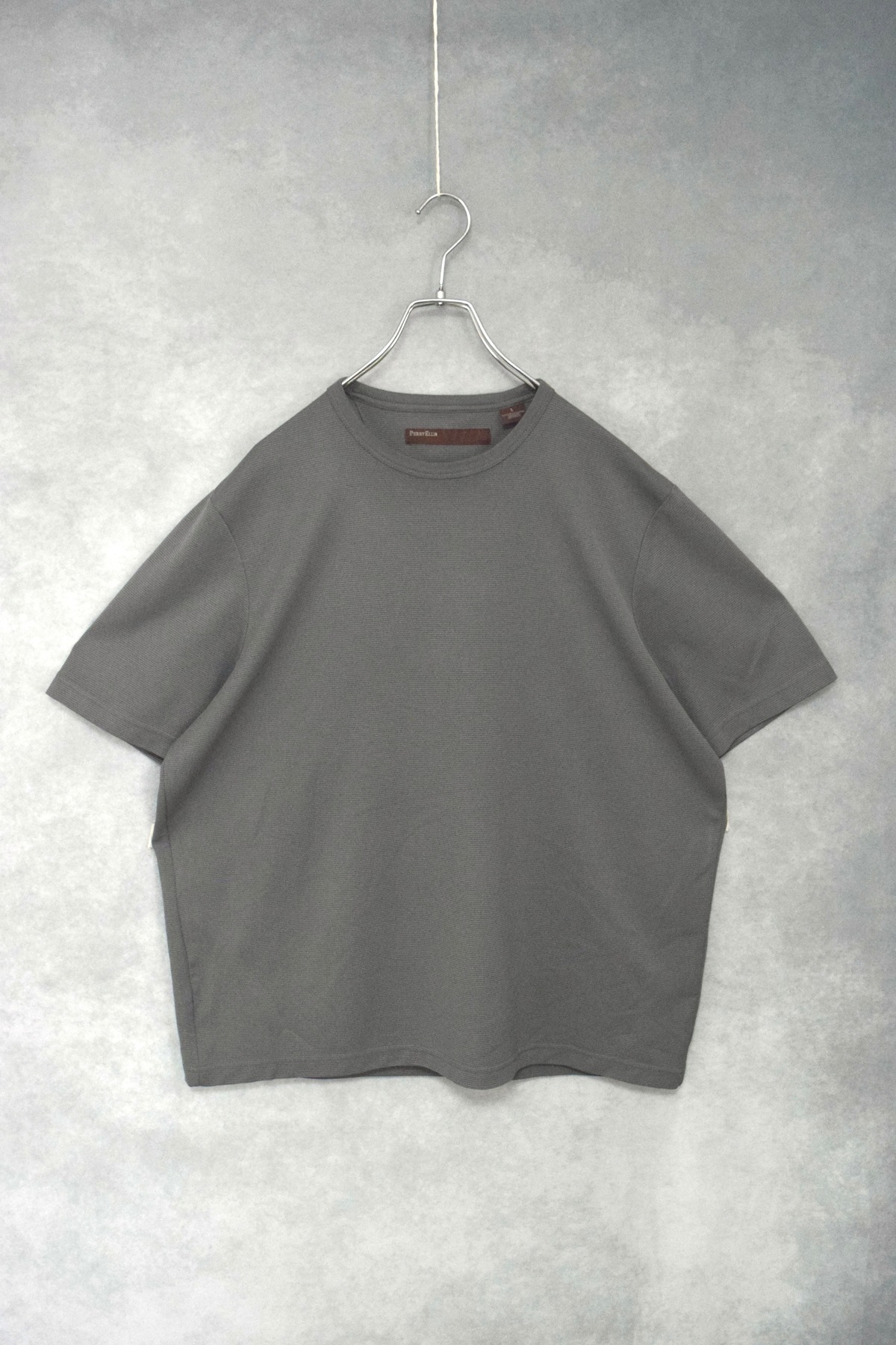 " perry ellis " pin border pattern polyester t-shirts / size L | " YEAH ...