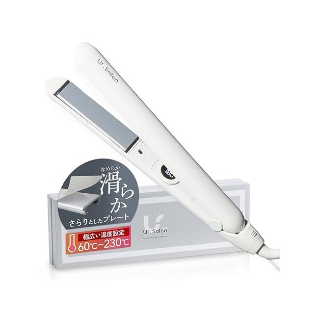 FINETOl ヘアアイロン ストレート&カール【シルクプレート・25秒高速