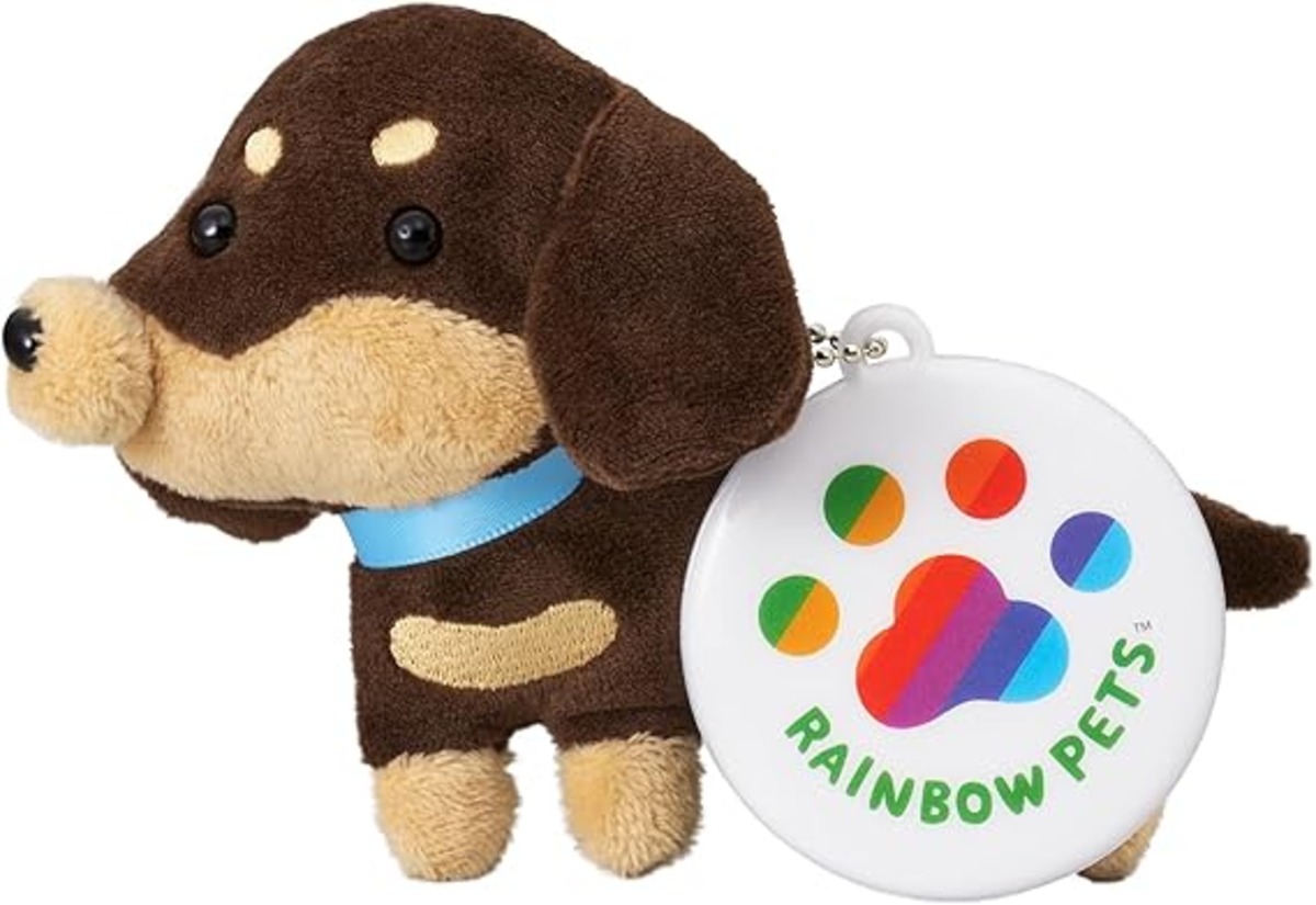 うちのコのぬいぐるみ レインボーペット ミニチュアダックスフンド（チョコタン） | hero01