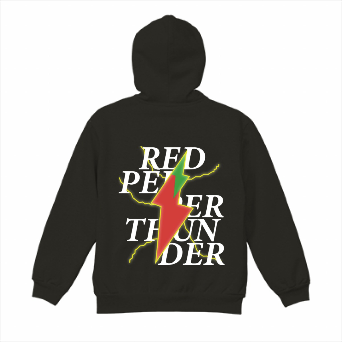 RED PEPPER THUNDER ヘビーウェイトパーカー（ブラック） | STAND10