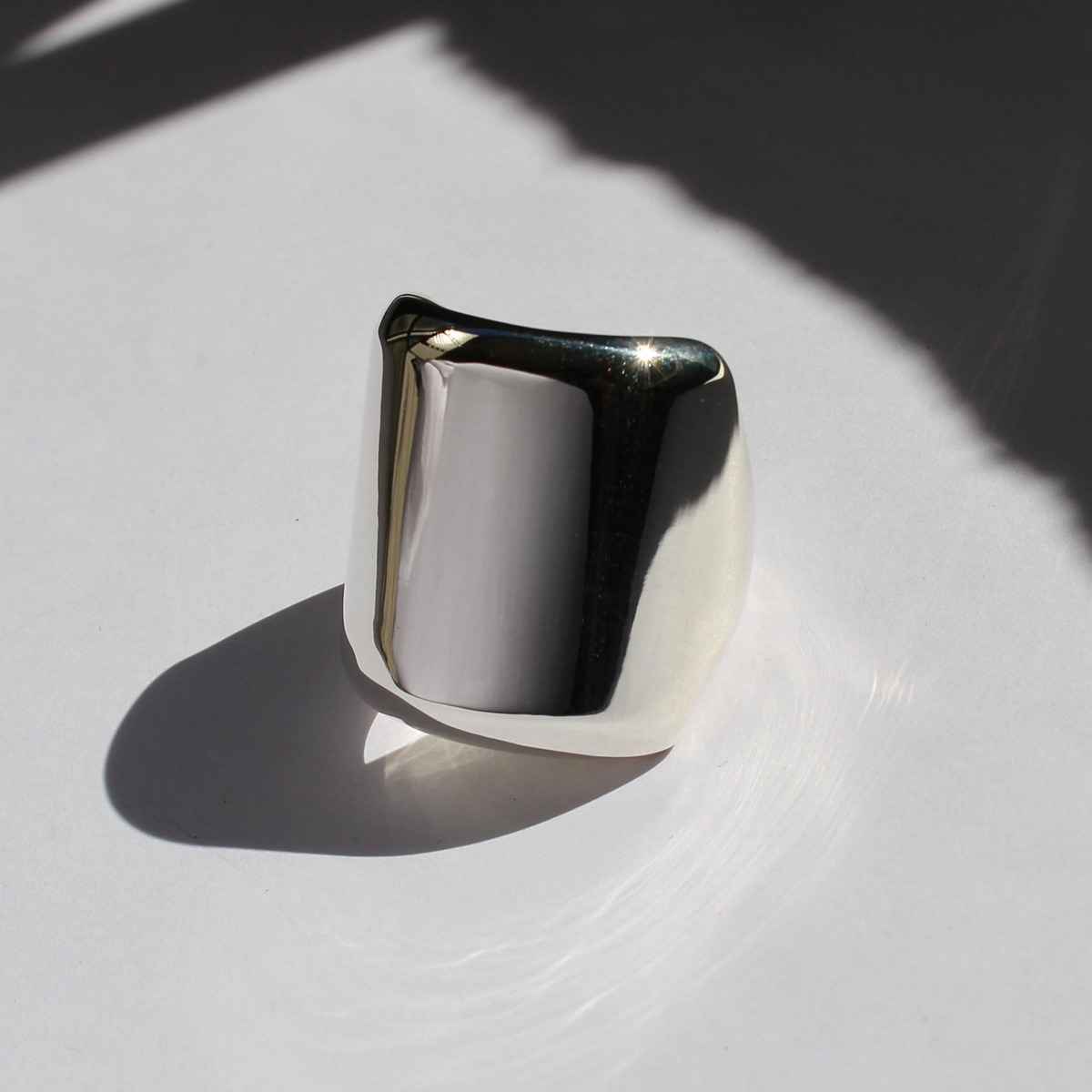 Half tube ring / SV925 | raza