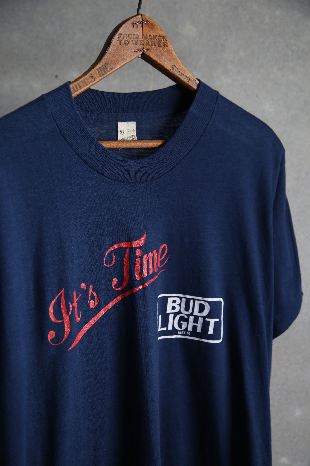 80s【BUD LIGHT】T-Shirt USA製 | the Holic vintage clothing