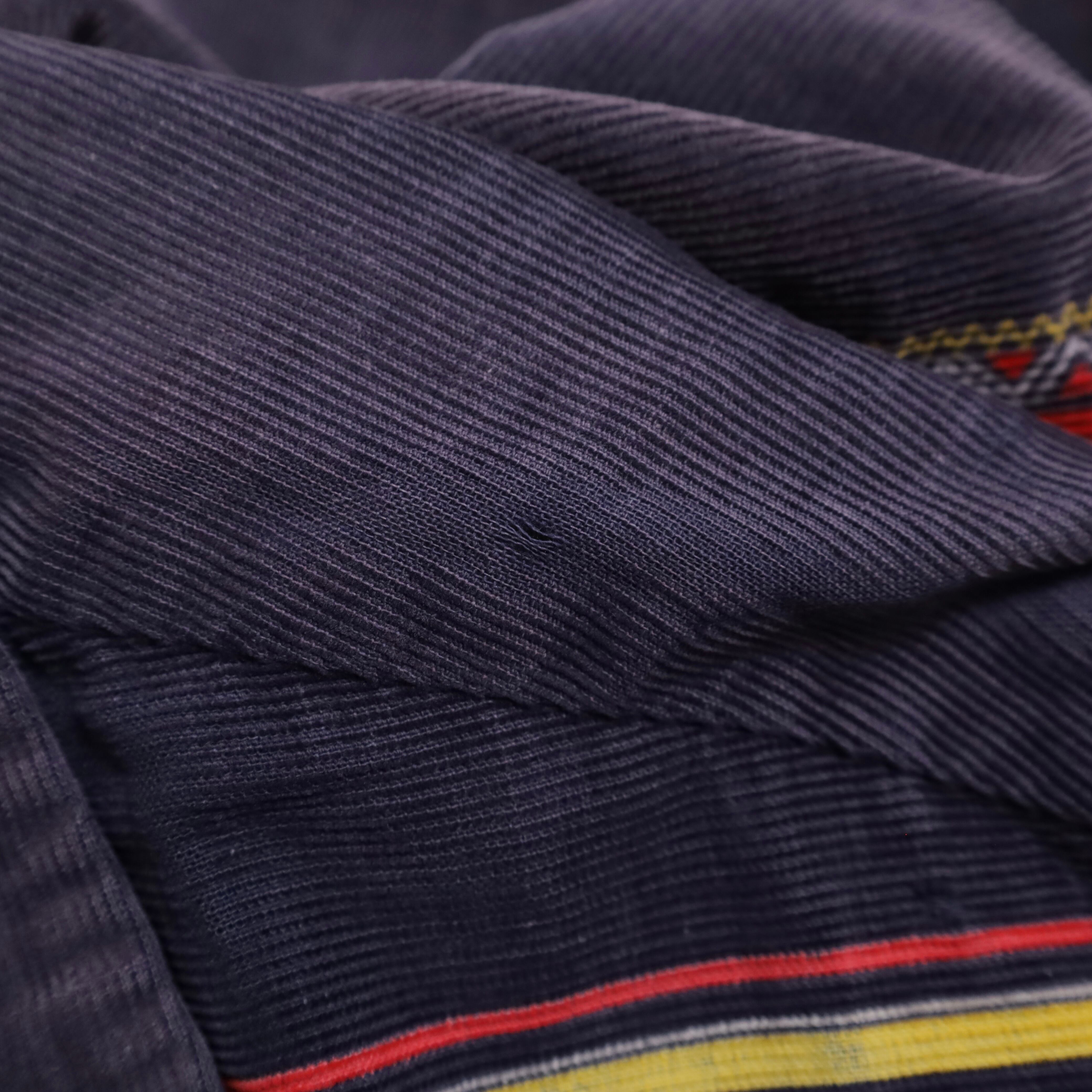 WESLEY "MASK PATTERN" PRINT CORDUROY SHIRT (MEDIUM/GOOD CONDITION ...