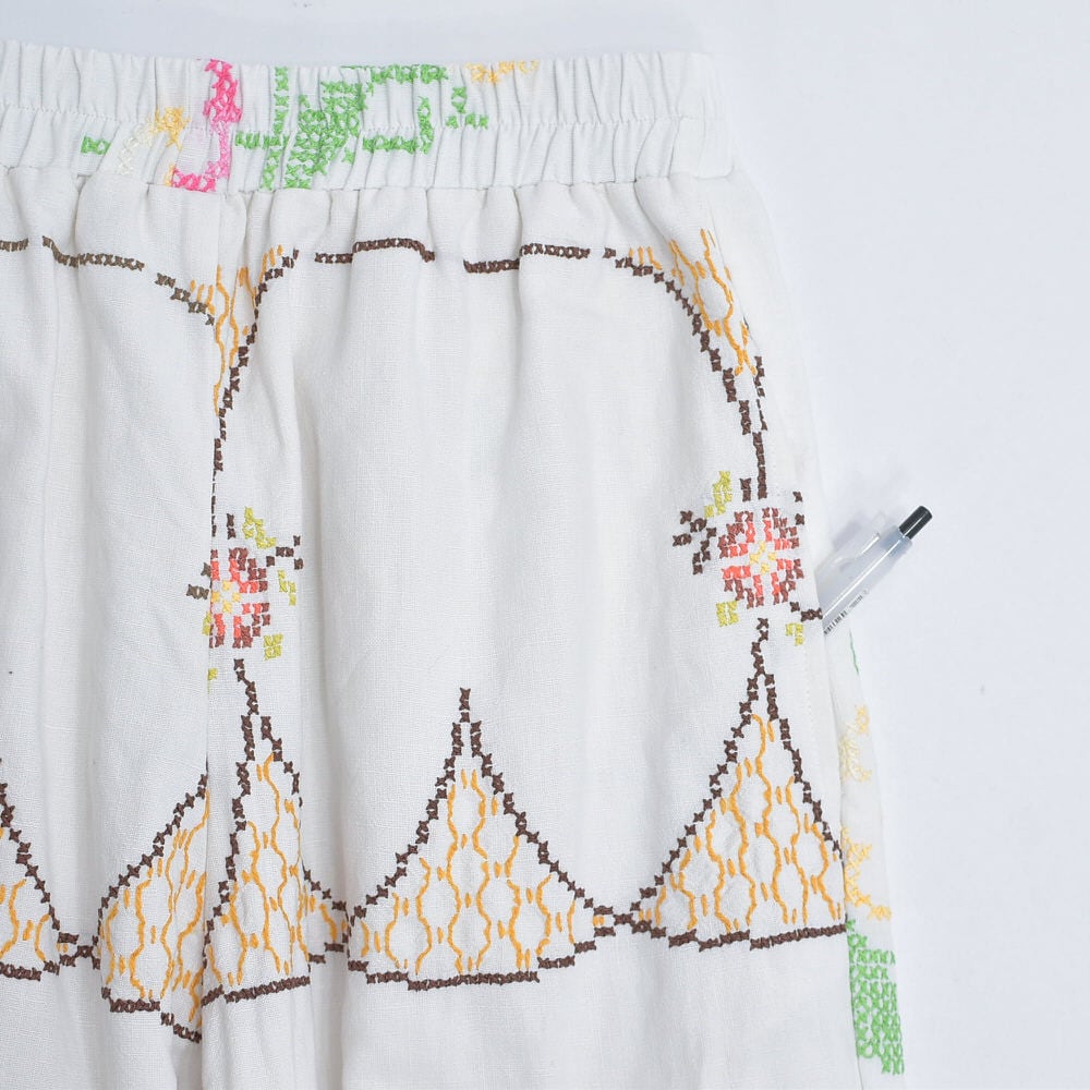 Remakeリメイク 再構築 パッチワーク&フラワー刺繍 デザイン Remakeリメイク 再構築 パッチワーク&フラワー刺繍 デザイン