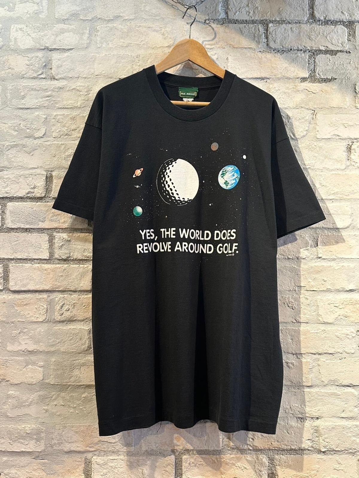 90s MAC BIRDIE Message T-Shirt | B U D