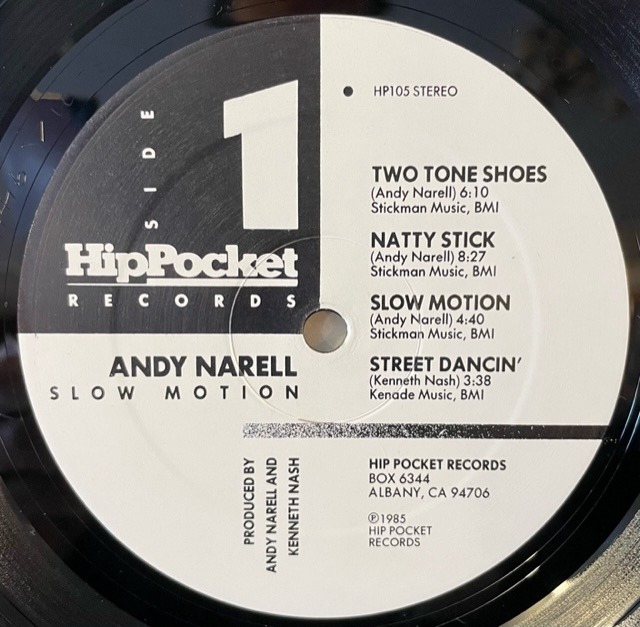ANDY NARELL "SLOW MOTION" LP | EAD RECORD