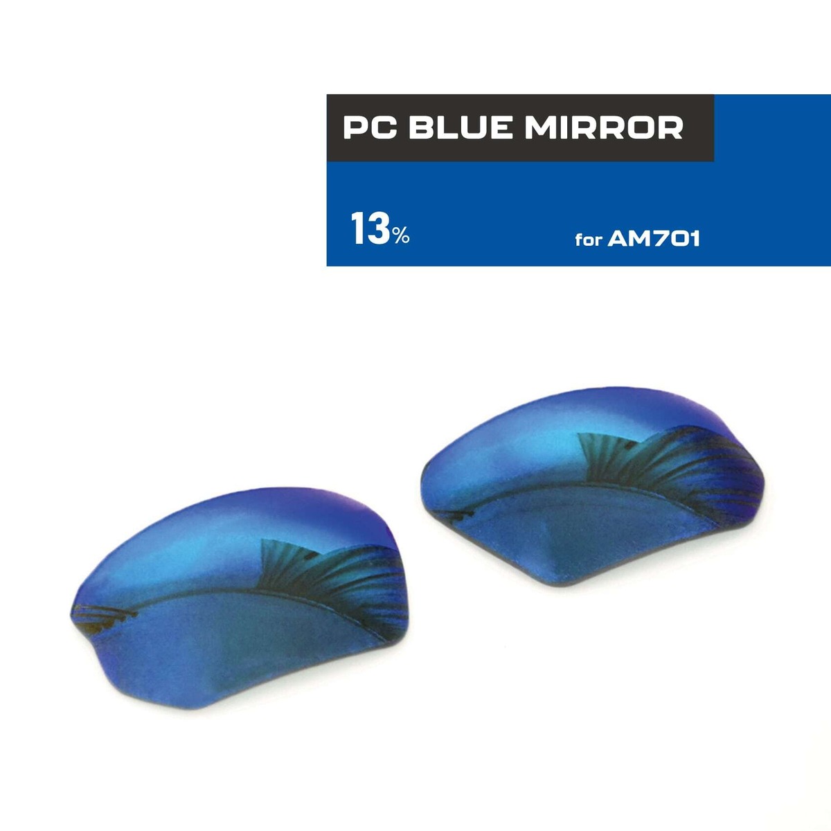 AIM VISION AM701用 PC BLUE MIRROR レンズ ( ブルーミラー交換レンズ) | BURST-HEADオンラインショップ