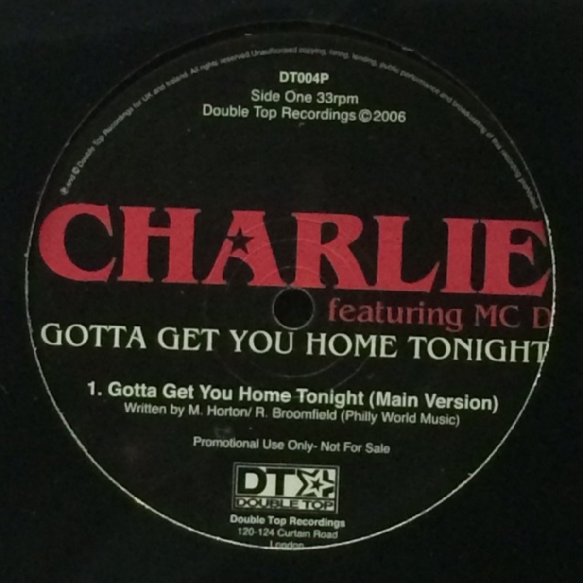 Charlie Feat. MCD – Gotta Get You Home Tonight YMR | KINGKONG