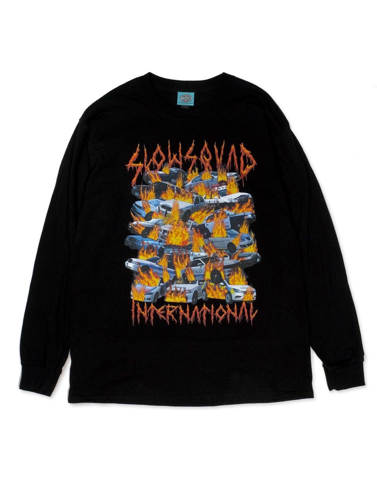 Slow Squad International “ACAB BURNING L/S Tshirts” | MESS CRIB TOKYO ...