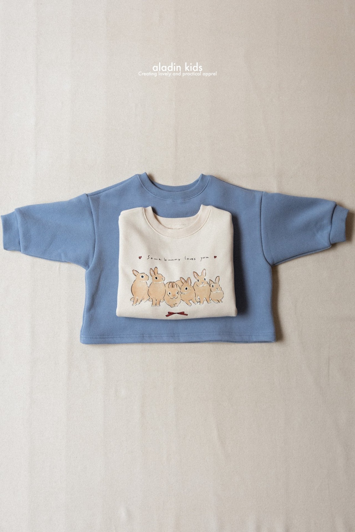 24win【予約】10) Rabbit Ribbon Man-to-Man / aladin-10 | anmyu / select shop