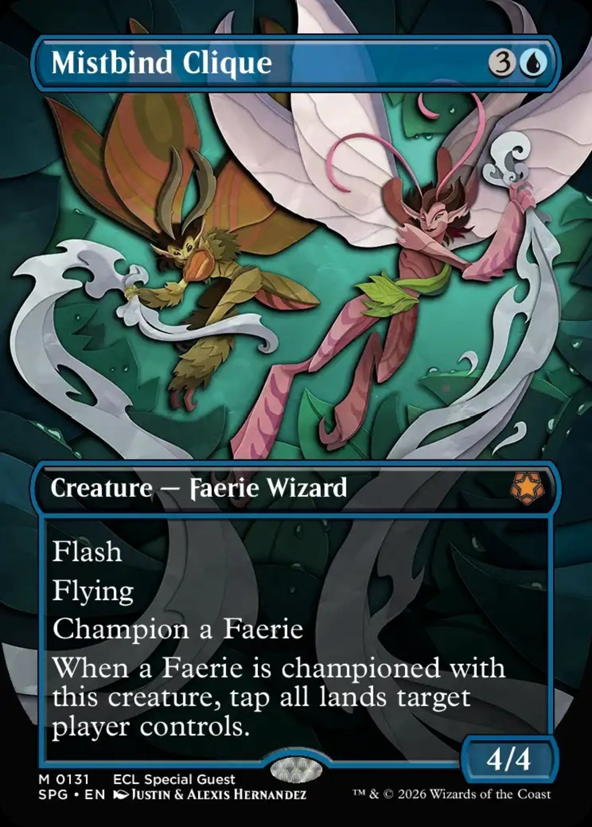 (EN)(131)[ボーダーレス]【Foil】 霧縛りの徒党/Mistbind Clique [SPG](NM) | MTG専門店 ...