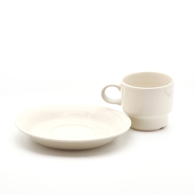 ARABIA Inari C&S（アラビア イナリ カップ＆ソーサー 白） | bero弁天長屋｜オリジナル家具と北欧ヴィンテージ食器販売