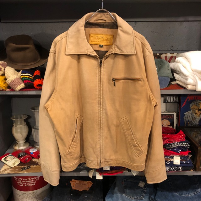 90s Timberland Nubuck Leather Jacket | VOSTOK