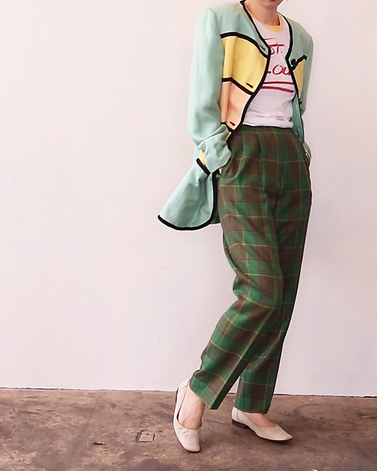 1990s Germany pastel color jacket | UnAvec