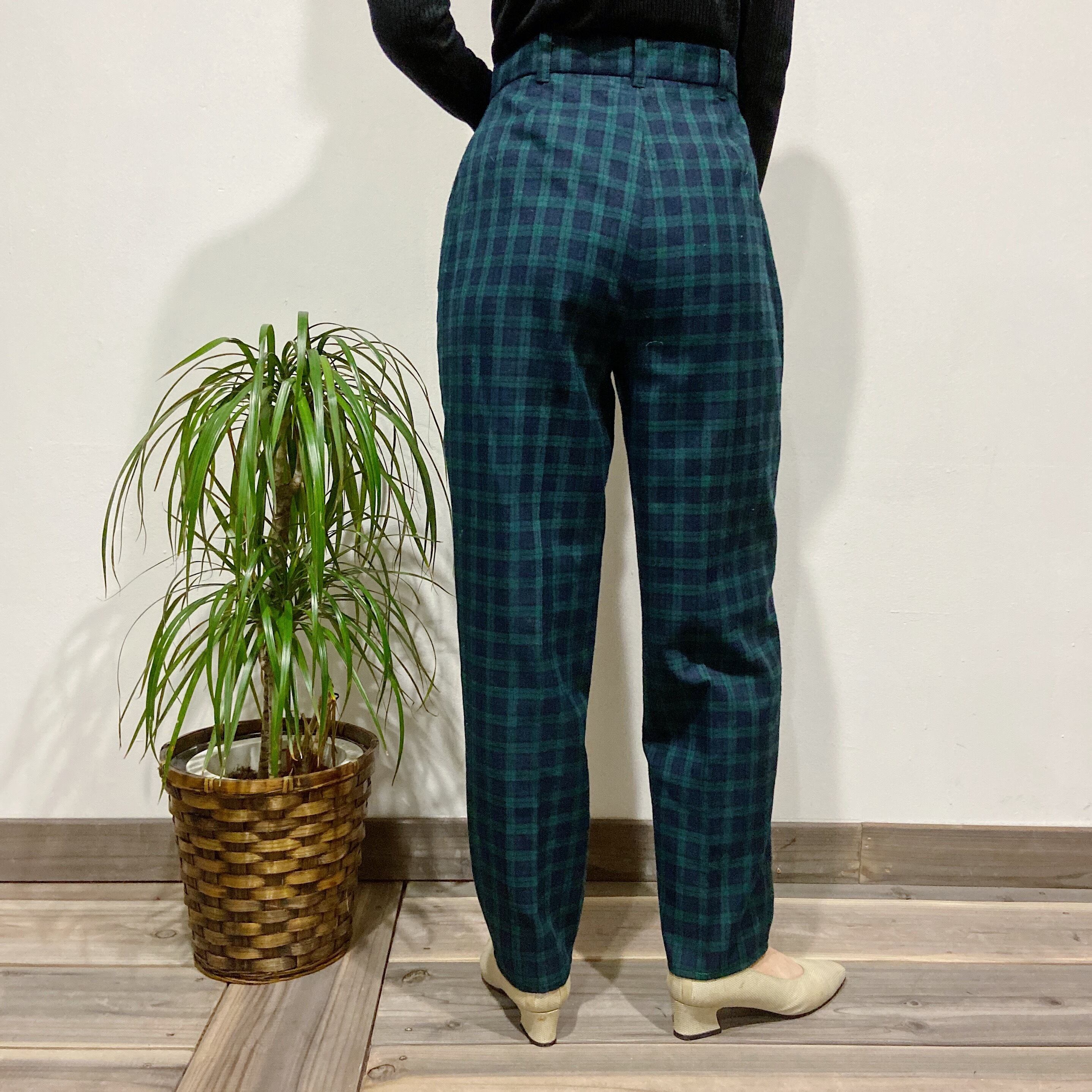 green check pants | LEMON