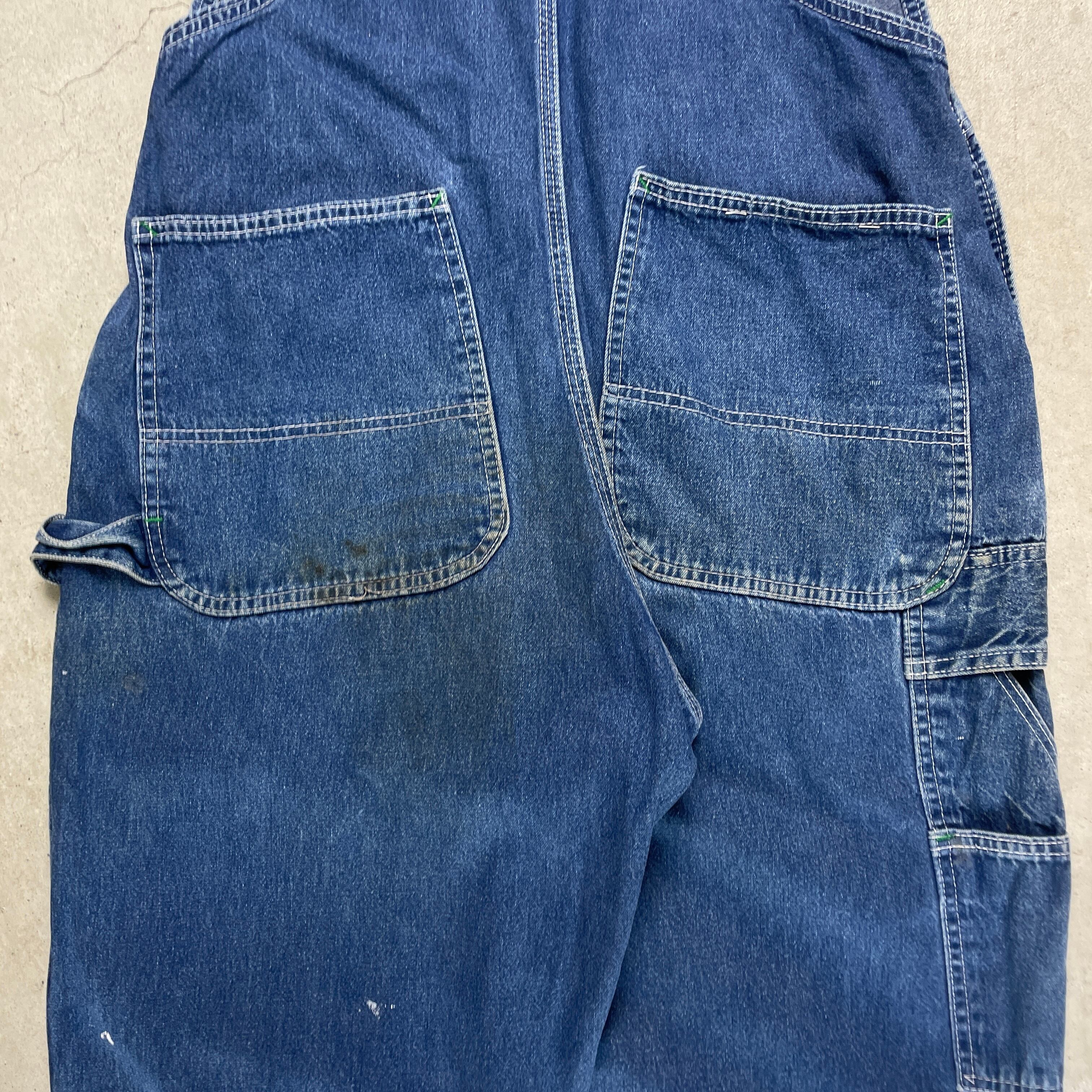 90年代 USA製 POINTER ポインター デニム オーバーオール メンズW36 古着 【オーバーオール】 | cave 古着屋【公式】古着通販サイト