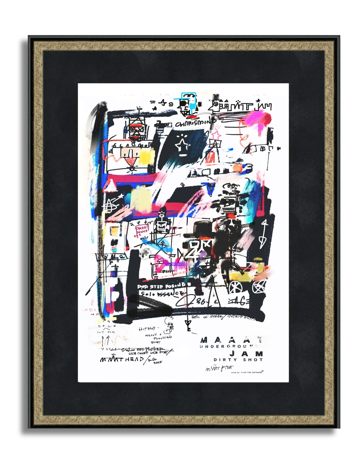 ﾌﾚｰﾑ込み「MAAAT JAM」ｸﾞﾗﾌｨﾃｨ ｲﾝﾃﾘｱ | U-GO THE ARTWORK -official shop-