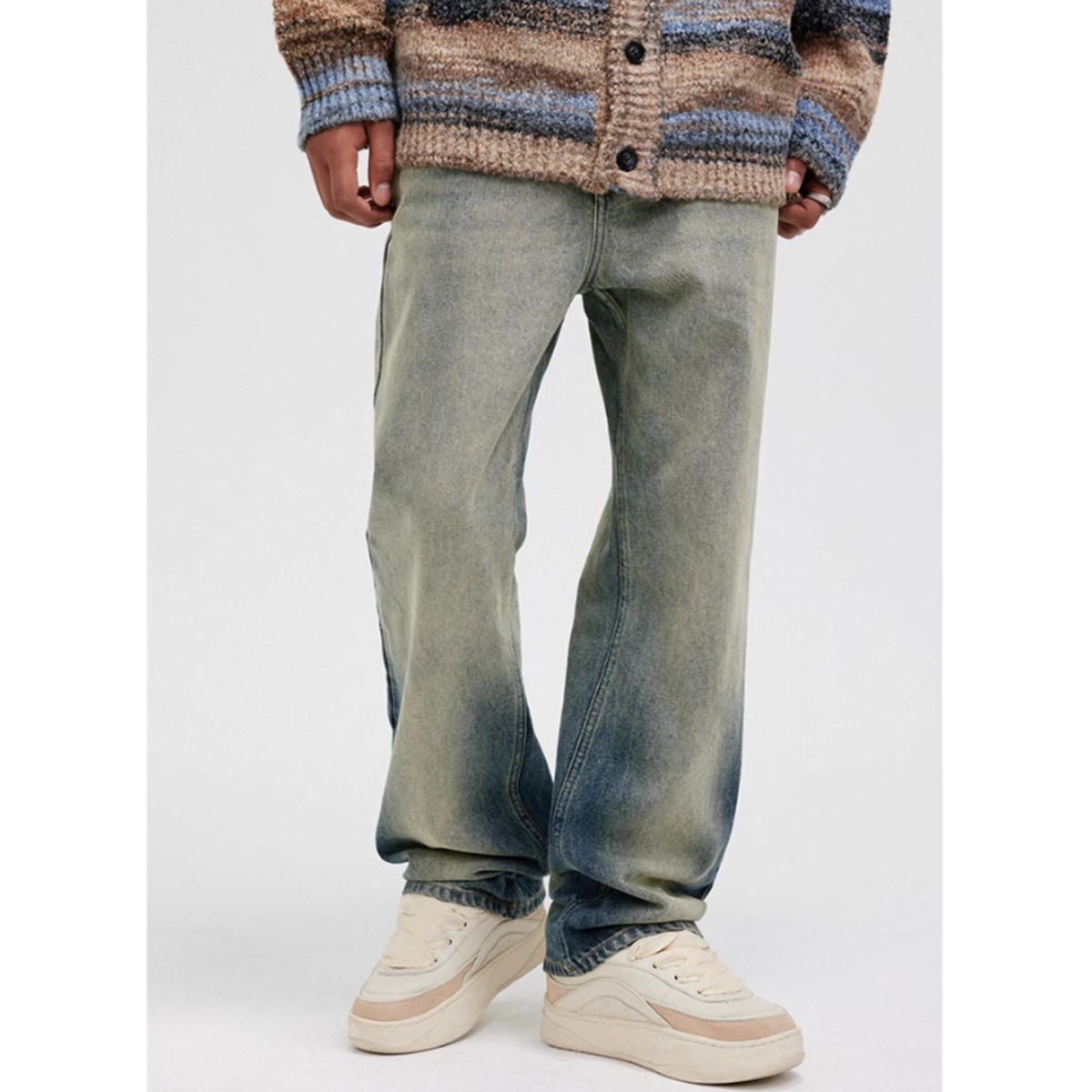 【DRIP4063】BNLS Gradient Washed Straight Denim | DRIP | ドリップ
